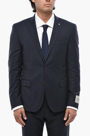 Corneliani CC COLLECTION Anzug aus reiner Schurwolle mit zwei Schlitzen und klassischem Revers Corneliani