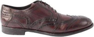 Dolce & Gabbana Homme, Chaussures, Rouge, Taille: 43 1/2 EU Laced Shoe