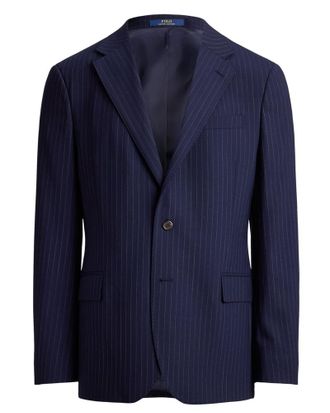Ralph Lauren Sakko mit Nadelstreifen und Stretchanteil, Modern Fit in