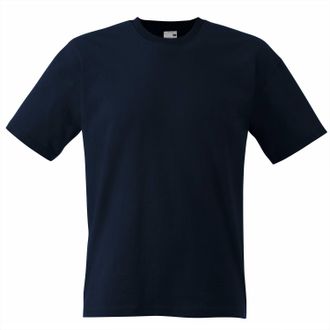 Fruit Of The Loom Herren T-Shirt Ss022m, Blau - Blue (Deep Navy), XL