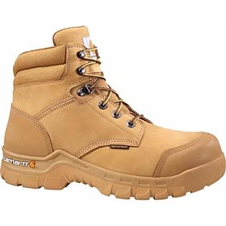 Carhartt Work in Progress Mens Cmf6356 Rugged Flex 6 Waterproof Comp Toe Work Boot, bl&eacute;, 10 UK Wide