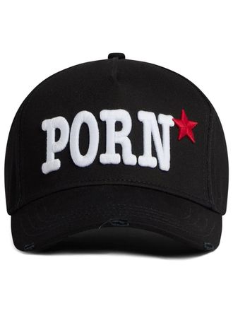 Dsquared2 casquette en coton &agrave; logo brod&eacute; - Noir
