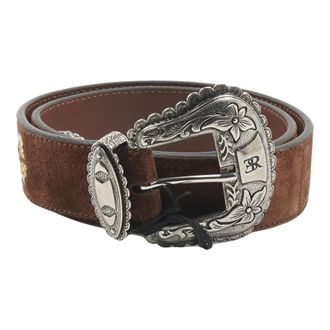 Ermanno Scervino Femme, Accessoires, Brun, Taille: 75 CM Ceintures