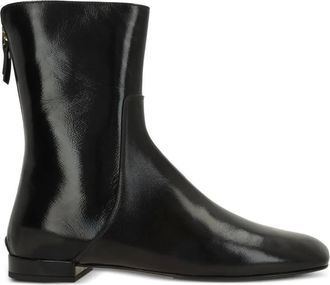 Giorgio Armani Stiefel mit eckiger Kappe - Schwarz
