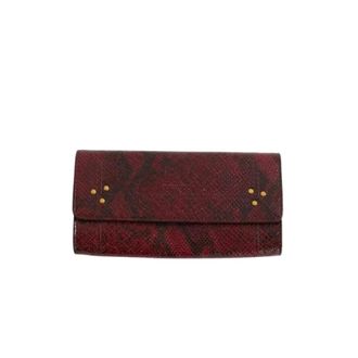Jerome Dreyfuss Portefeuille Pre-owned - Femme - Pre-owned - Rouge - Taille: ONE Size