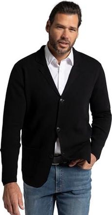 JP1880 Hommes Grandes Tailles L-8XL Veston en Maille Milano, avec Technologie FLEXNAMIC et col à Revers -Jusquau 8 XL Noir 4XL 782666130-4XL