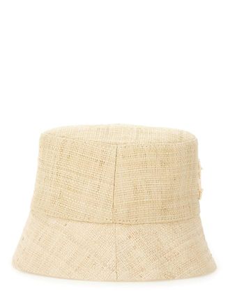 Ruslan Baginskiy BCT035PS25_STR-PSRBNATURALSTRAW Bucket Hat - Beige