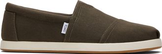 Toms Herren Alp FWD Flacher Slipper, Canteen gewachstes Segeltuch aus recycelter Baumwolle, 44.5 EU