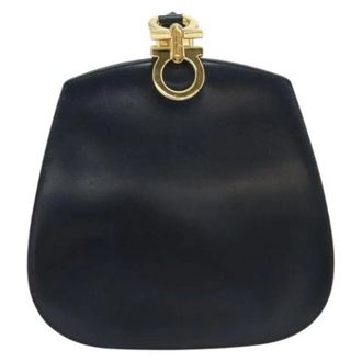 Ferragamo Pre-owned Leder-Umh&auml;ngetasche - - Pre-owned - Damen - Blau - ONE SIZE