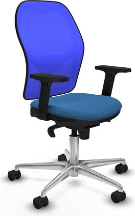 Piqueras y Crespo Home Office Chorquera mit 2D-Armlehnen, h&ouml;henverstellbare Lendenwirbelst&uuml;tze, ausgestattet mit 5 Positionen und eingespritztem Schaum. Mit Rollen von 