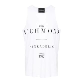John Richmond Singlet Tank Top - - Tops - Herren - Wei&szlig; - S