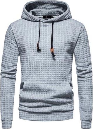 Generic Sweat Shirt à Capuche pour Homme, Manches Longues, Style décontracté, avec Haut léger