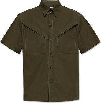 Bottega Veneta Homme, Chemises, Vert, Taille: M Chemise &agrave; manches courtes