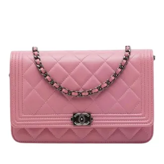 Chanel Pre-owned Sac besace Boy Flap - Femme - Pre-owned - Rose - Taille: ONE Size