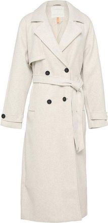 QS by s.Oliver Trenchcoat Outdoor-Mantel Trenchcoat in Wolloptik