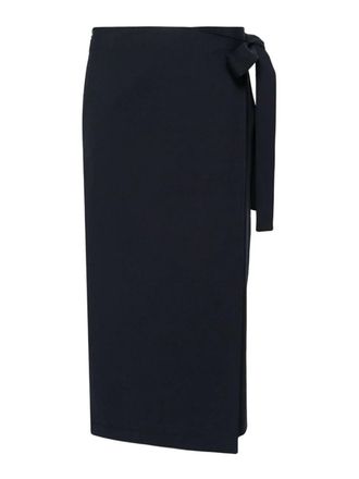 Msgm M. S.G. M. Jupe Midi - Bleu