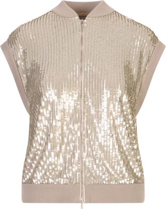 PESERICO Femme, Vestes, Jaune, Taille: 42 FR Gilet
