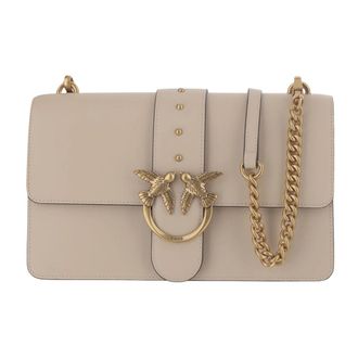Pinko Pinko, Femme, Sacs, Beige, Taille: ONE Size Love One Classic Bag