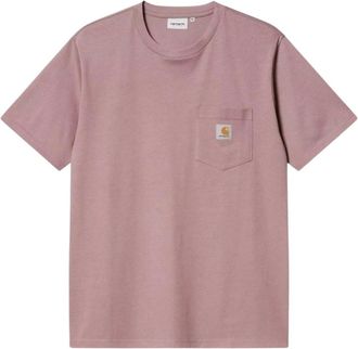 Carhartt Work in Progress Homme, Tops, Violet, Taille: 2XL Hudson Pocket T-Shirt