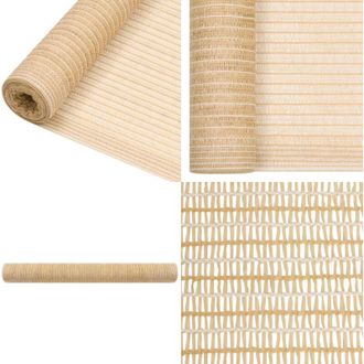 vidaXL Zaunblende Beige 1,8x50 m HDPE 75 g/m&sup2; - Sichtschutz - HDPE-Netz