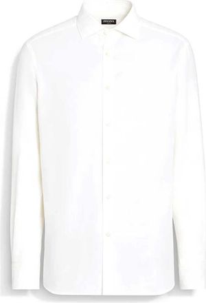 Ermenegildo Zegna Cashco Shirt - - Shirts - Herren - Wei&szlig; - L
