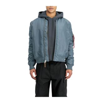 Alpha Industries Herren, Jacken, Blau, LGröße