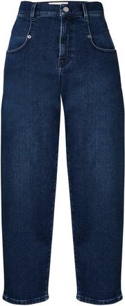Item m6 Relaxhose RELAXED DENIM HIGH RISE Vier-Wege-Stretch, modelliert Bauch und H&uuml;fte, Business und Casual