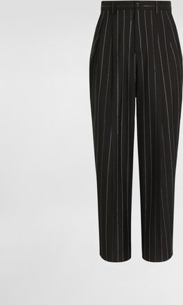 Dolce & Gabbana Hose Aus Schurwolle In Nadelstreifen-optik - Mann Hosen Und Shorts n/d 52