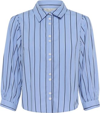 Part Two Femme, Blouses et Chemises, Bleu, Taille: 36 FR Anais Shirt