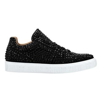 Philipp Plein Homme, Chaussures, Noir, Taille: 43 EU Crystal Notorious Lo-Top