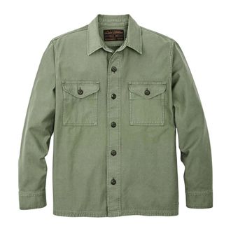 Filson Homme, Vestes, Vert, Taille: L Jac-Shirt de Terrain Polyvalente