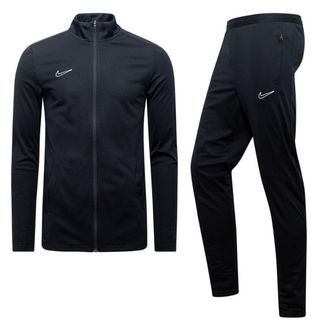 Nike Schwarzes Jogging- Und Rei&szlig;verschlussoberteil-set