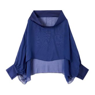 Oltre Damen, Blusen & Hemden, Blau, S/MGr&ouml;&szlig;e