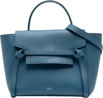 Celine Sac &agrave; main Pre-owned &agrave; poign&eacute;e sup&eacute;rieure - Femme - Pre-owned - Bleu - Taille: ONE Size