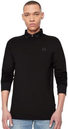 A|X Armani Exchange Herren 8nzf79 Poloshirt, Schwarz, XL