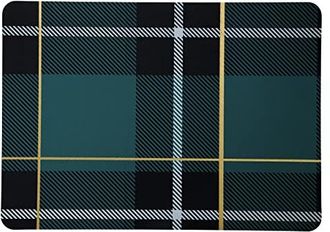 ASA Selection ASA Tischset Kunststoff Tartan Petrol 46 x 33 cm