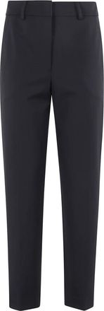 Seventy Femme, Pantalons, Bleu, Taille: 42 FR Pantalon Bleu à Jambe Droite Taille Haute