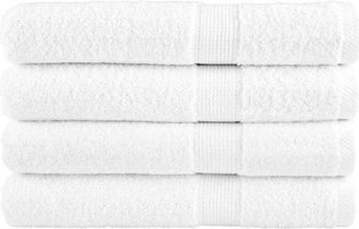 vidaXL Premium-Saunatücher solund 4 Stk Weiß 80x200 cm 600 g/m² Vidaxl