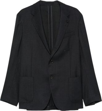 Lardini Blazer avec broche - Homme - Vestes - Noir - Taille: 3XL