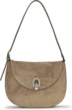 Savette Femme, Sacs, Beige, Taille: ONE Size Bos Taurus Shoulder Bag