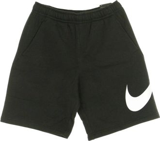 Nike Pl&uuml;sch-Trainingshose Schwarz/Wei&szlig; - - Sport - Herren - Schwarzk - XL