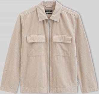 Marc O'Polo Regular Fit Hemdjacke aus reiner Baumwolle