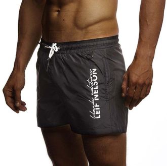 LEIF NELSON Badehose für Herren | Badeshorts & Schwimmhose | Swimming Shorts Men | Kurze Badehose für Männer | LN-9215