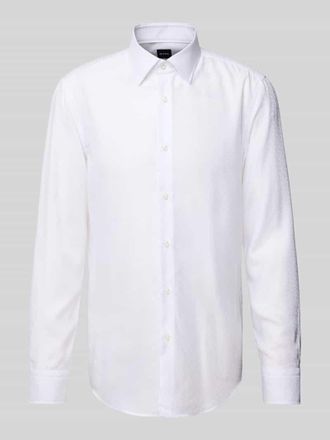 HUGO BOSS Slim Fit Business-Hemd mit Kentkragen