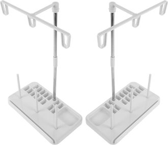 Holibanna 2 St&uuml;ck Garnrollenhalterst&auml;nder Aus Kunststoff Abnehmbar F&uuml;r N&auml;hmaschinen Und Stickgarn Flexibler N&auml;horganizer F&uuml;r Reibungslosen Fadenfluss N&auml;hzubeh&ouml;r