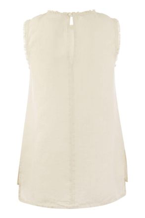 PESERICO &Auml;rmelloses Leinenoberteil