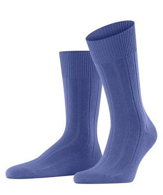 Falke Lhasa Rib M So Laine Cachemire Unies Chaussettes, Bleu Water 6550, 39-42 Homme