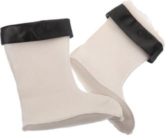 UPKOCH 2 Pièces Doublure Thermique pour Pluie Semelle Intérieure Isolante Polaire Épaisse Chaussettes Mi-mollet Unisexes Confort Hiver Anti-humidité