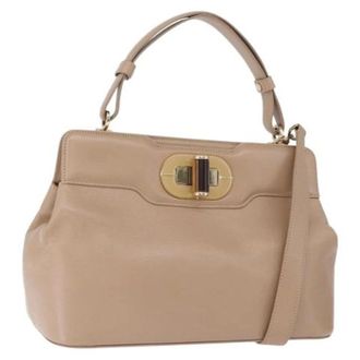 Bulgari Pre-owned Vintage Hand Bag - - Pre-owned - Damen - Beige - ONE SIZE