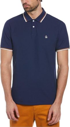 Original Penguin Pete Poloshirt f&uuml;r Herren, Baumwolle (Blau)